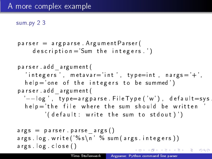 Pythons Argparse For Dummies FSH Sweden AB